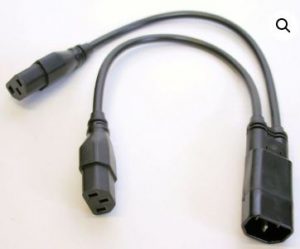 IEC C18 Shrouded 2 pin IEC plug, 250Vac / 10A Non Rewireable Straight ...